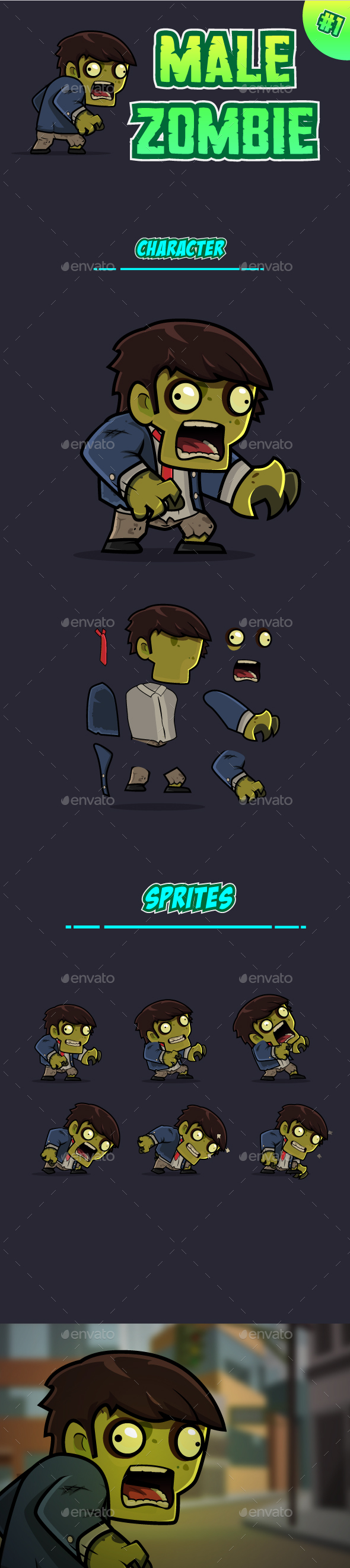 Game Sprites & Sheet Templates from GraphicRiver