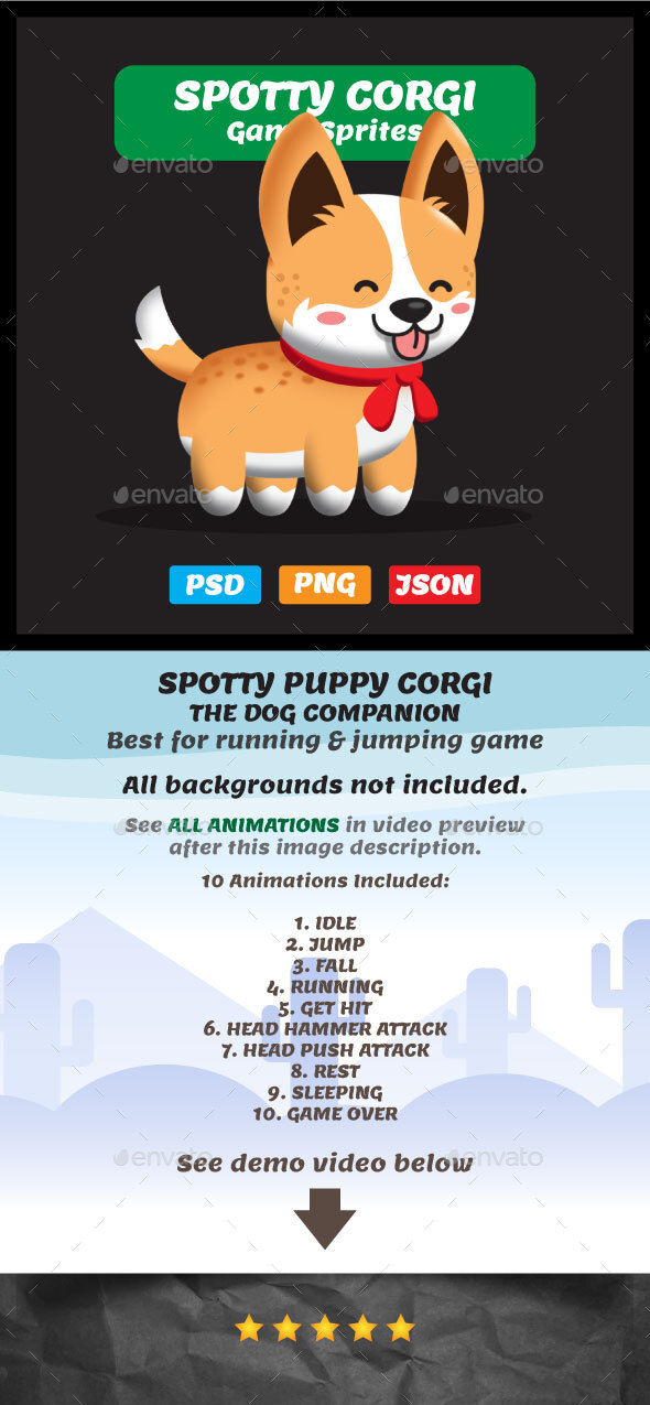 Pet Game Assets | GraphicRiver