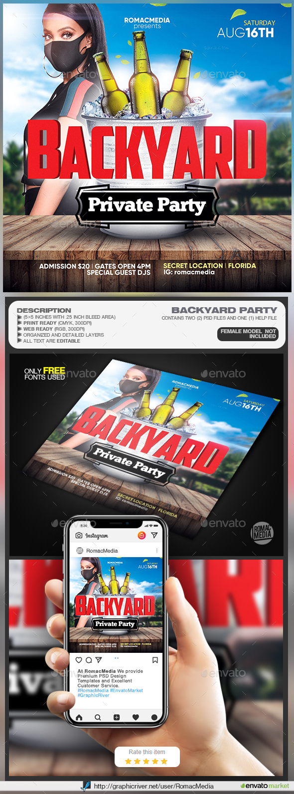 Backyard Graphics, Designs & Templates | GraphicRiver