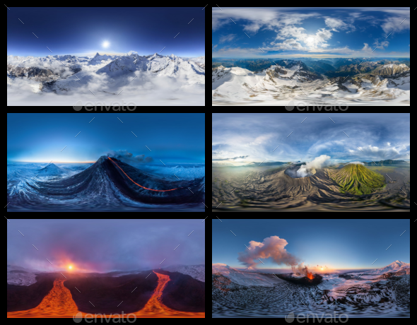 Volcano HDRI Images | 3DOcean