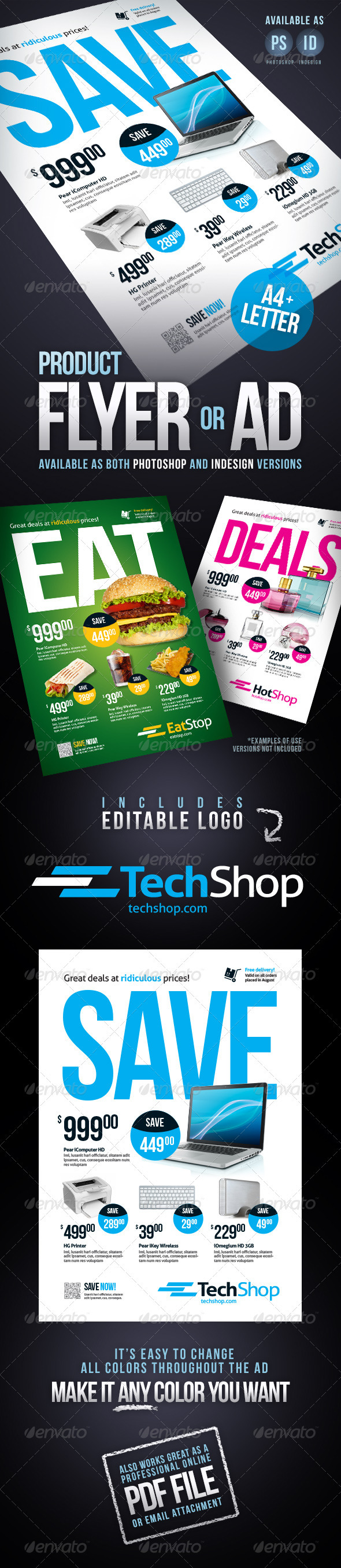 PSD Flyer Templates from GraphicRiver