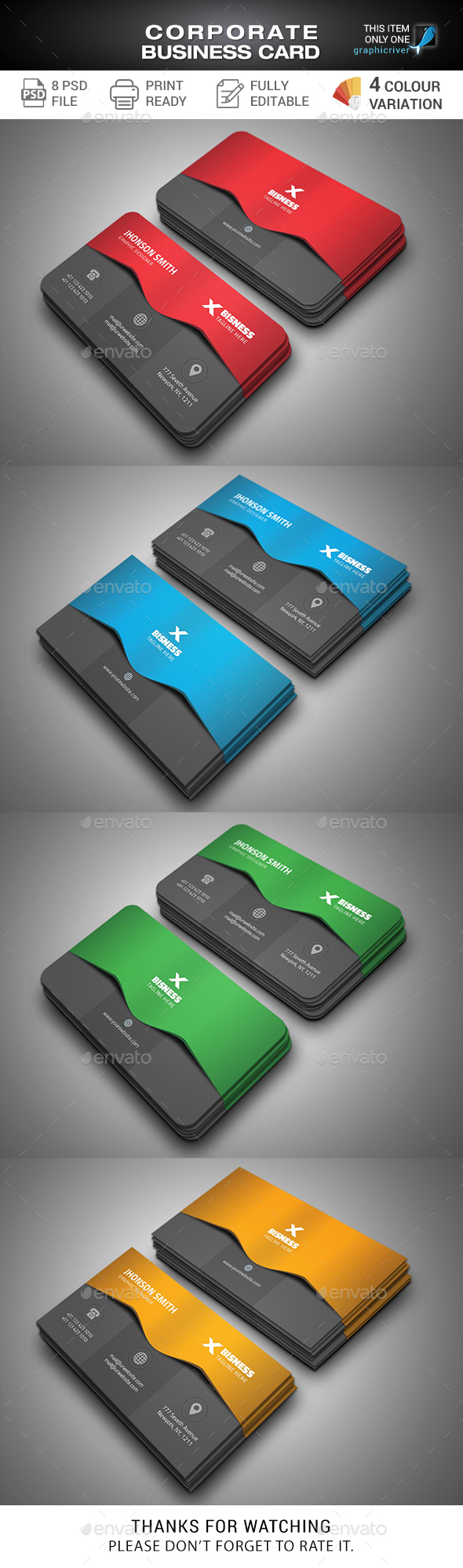 2024's Best Selling Business Card Templates & Designs