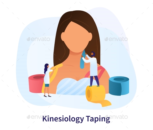 Kinesiology Drawing Graphics, Designs & Template