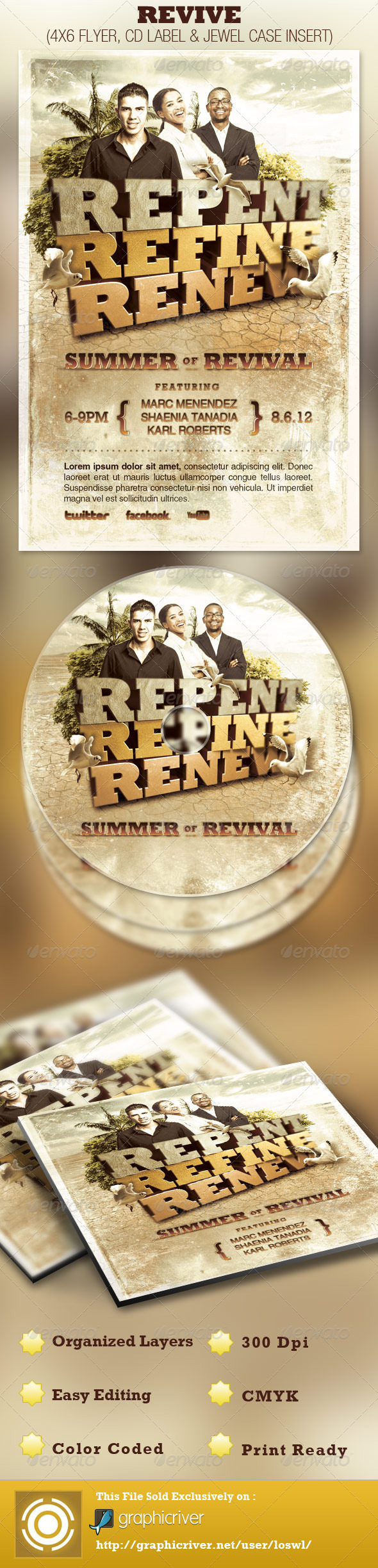 Diy Church Revival Program Template Printable Template Ideas