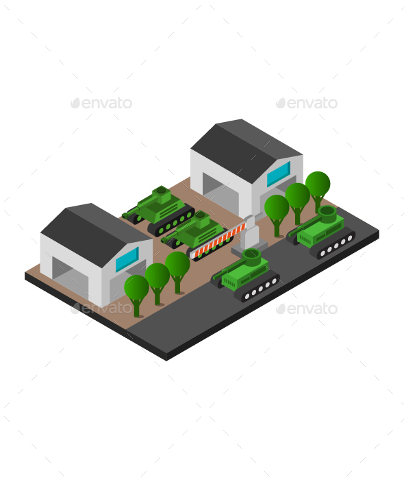 Barracks Graphics, Designs & Templates | GraphicRiver