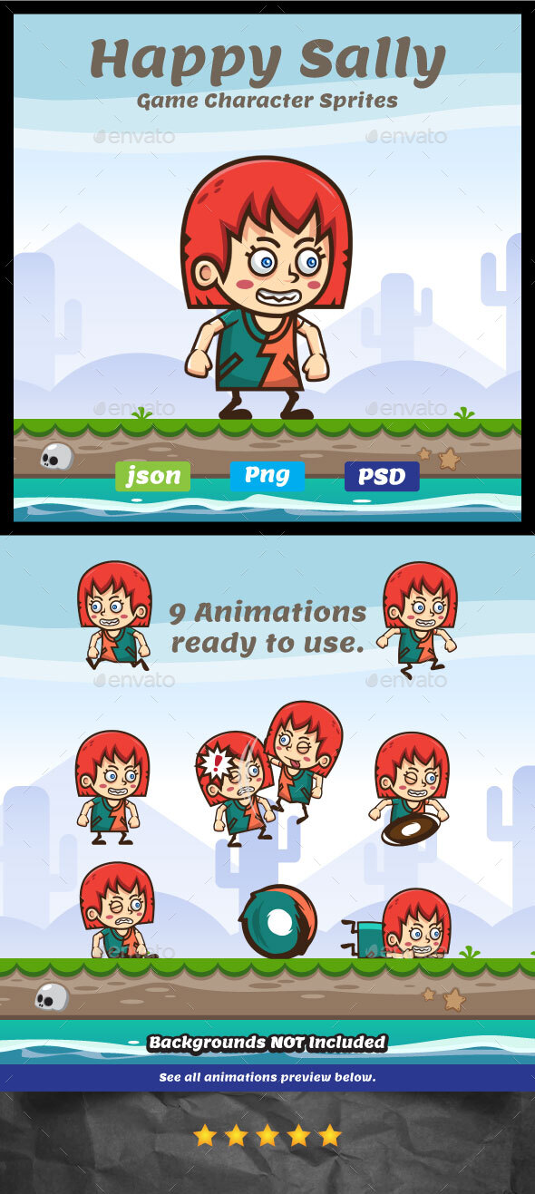 Game Sprites & Sheet Templates from GraphicRiver