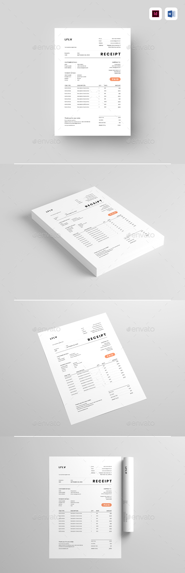Receipts Graphics, Designs & Templates | GraphicRiver
