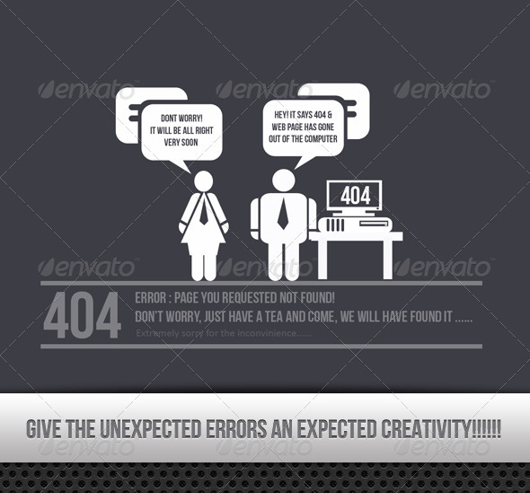 404 Page Templates from GraphicRiver