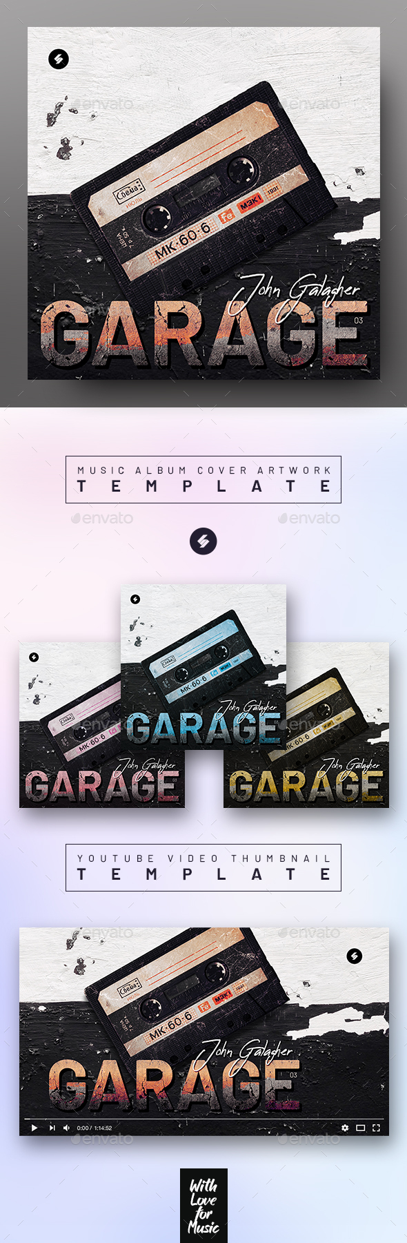 Bandcamp Graphics, Designs & Templates | GraphicRiver