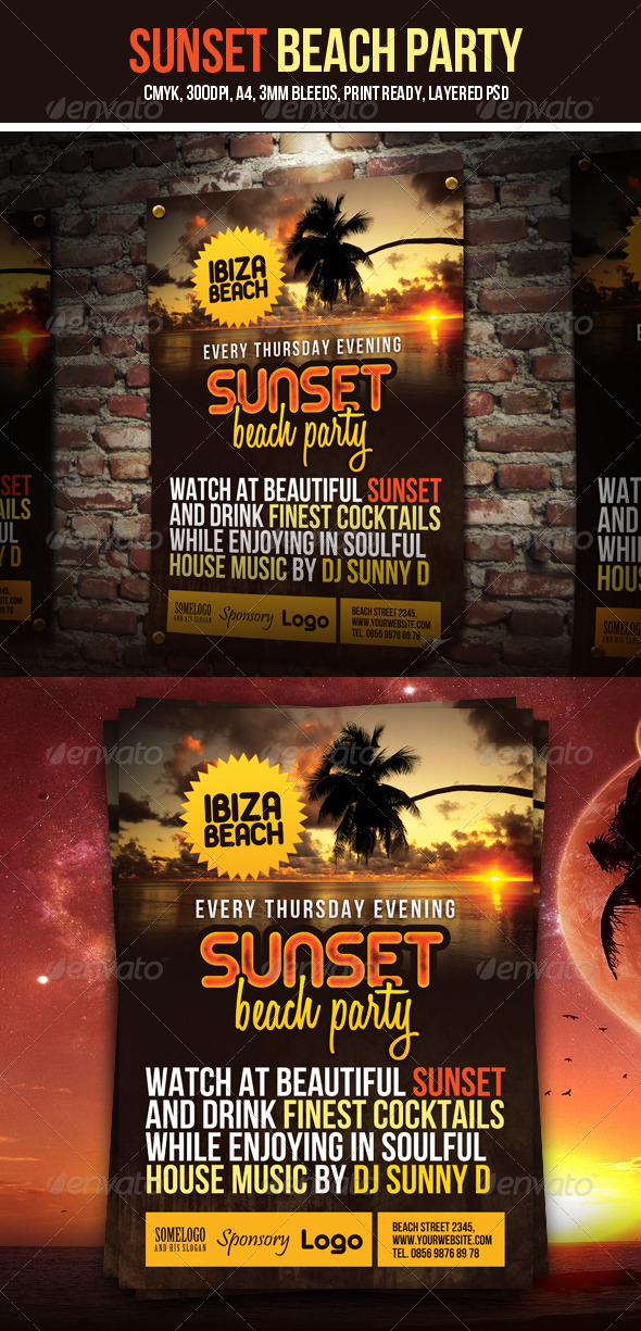 Sunset Graphics, Designs & Templates | GraphicRiver