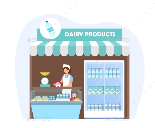 Dairy Cartoon Vectors from GraphicRiver