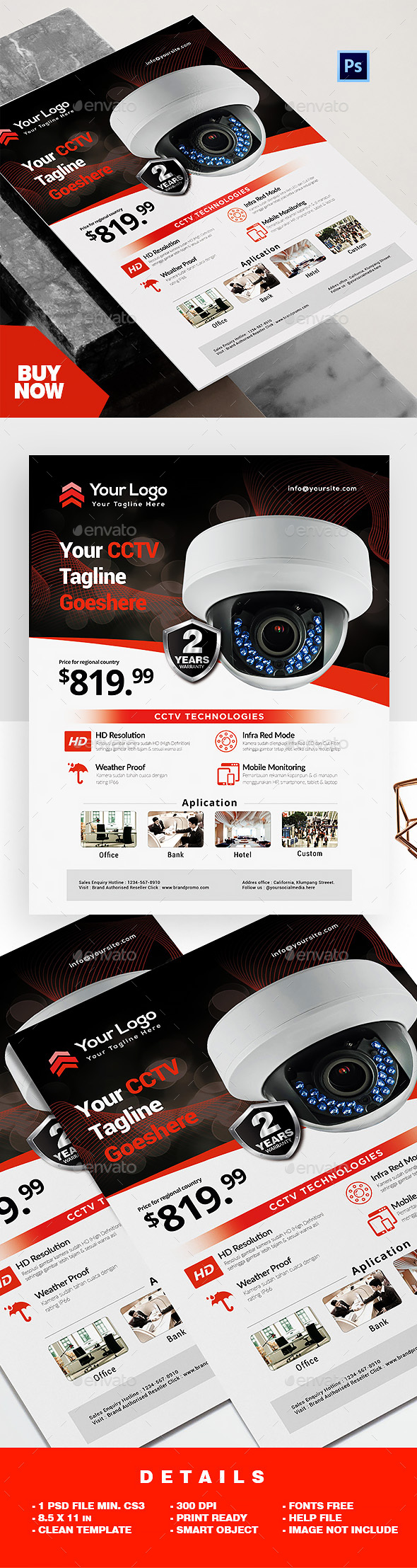 Cctv Flyer Templates | GraphicRiver