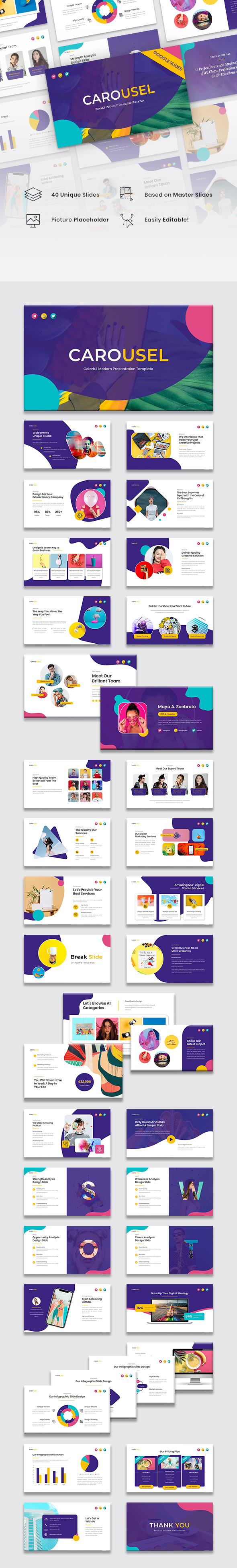 Carousel Graphics, Designs & Templates from GraphicRiver