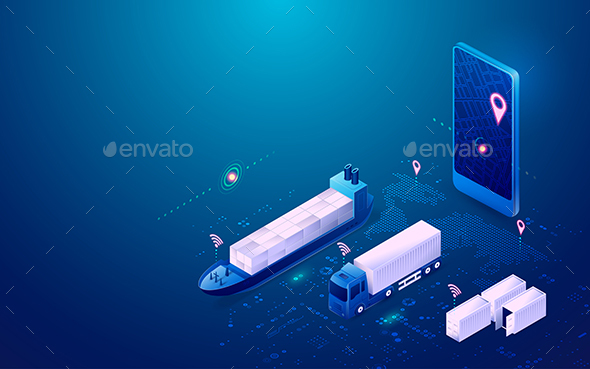 Logistics Graphics, Designs & Templates | GraphicRiver