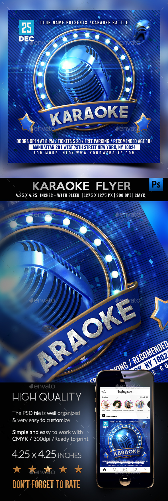 Karaoke Graphics, Designs & Templates from GraphicRiver