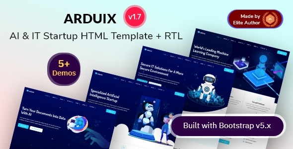 Ai HTML Website Templates from ThemeForest