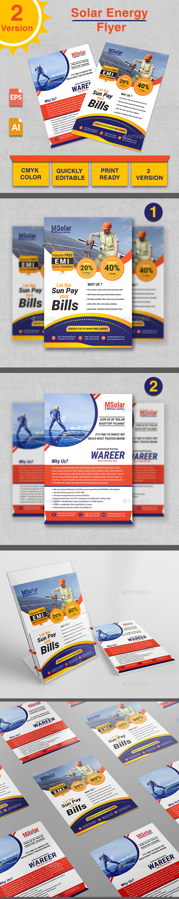 Solar Brochure Templates | GraphicRiver
