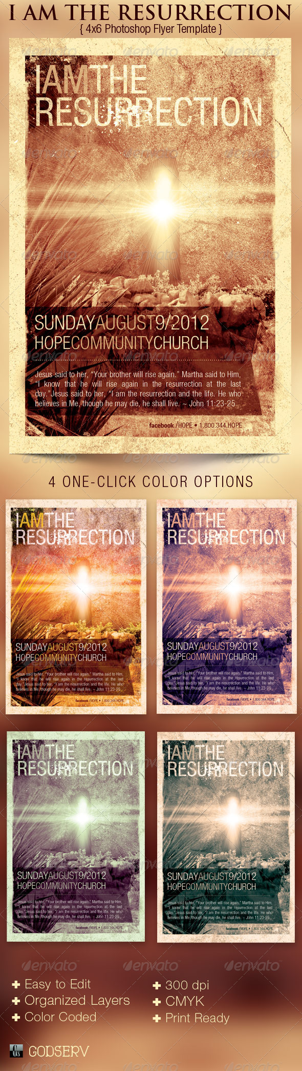 Resurrection Graphics, Designs & Templates | GraphicRiver
