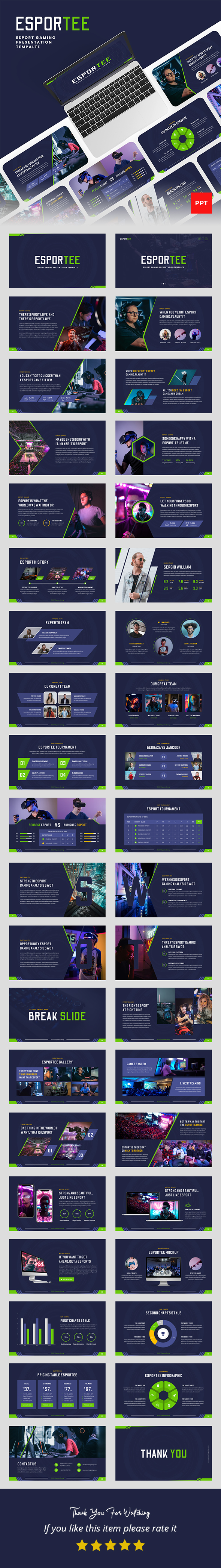 Esports PowerPoint Templates | GraphicRiver