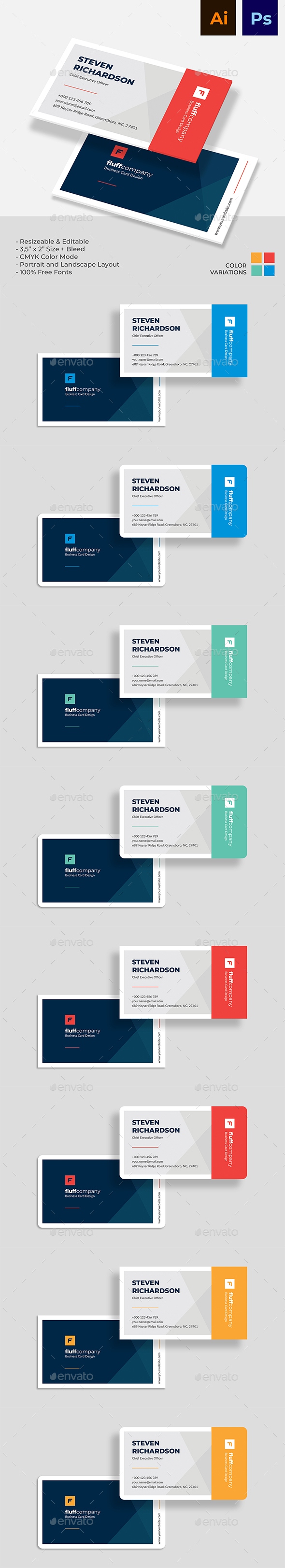 2023's Best Selling Business Card Templates & Designs