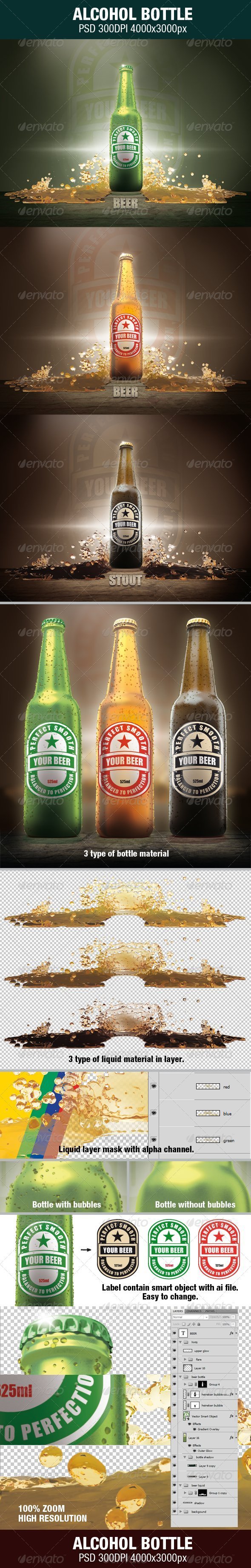 Alcohol Graphics, Designs & Templates from GraphicRiver
