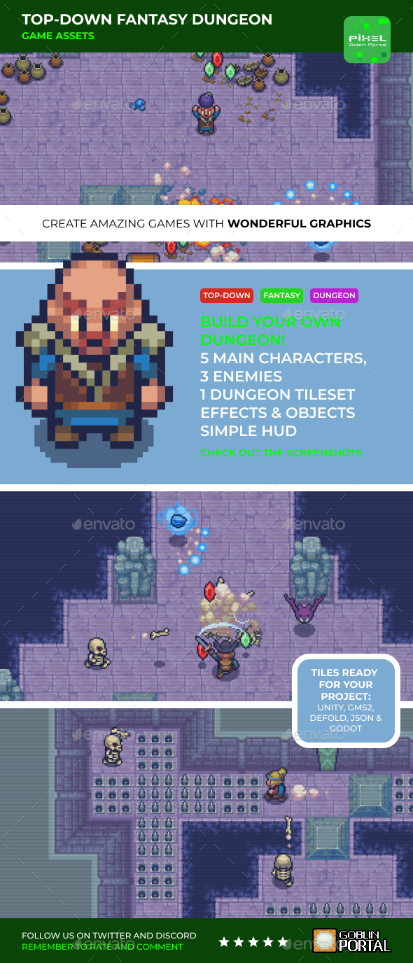 Top-down 2D Game Assets from GraphicRiver