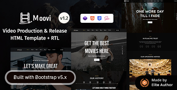 2022's Best Selling HTML Video Website Templates