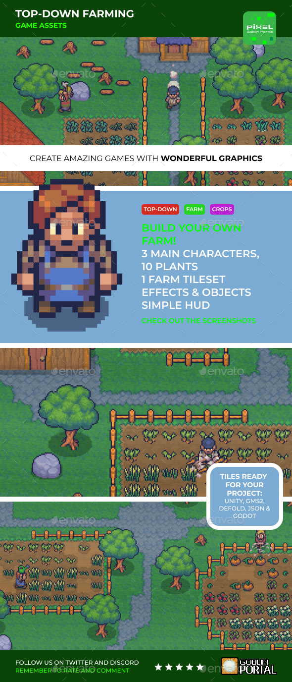 Top-down 2D Game Assets from GraphicRiver