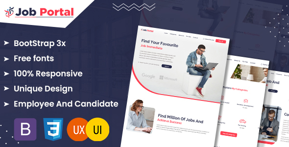 Employee Portal Website Templates | ThemeForest