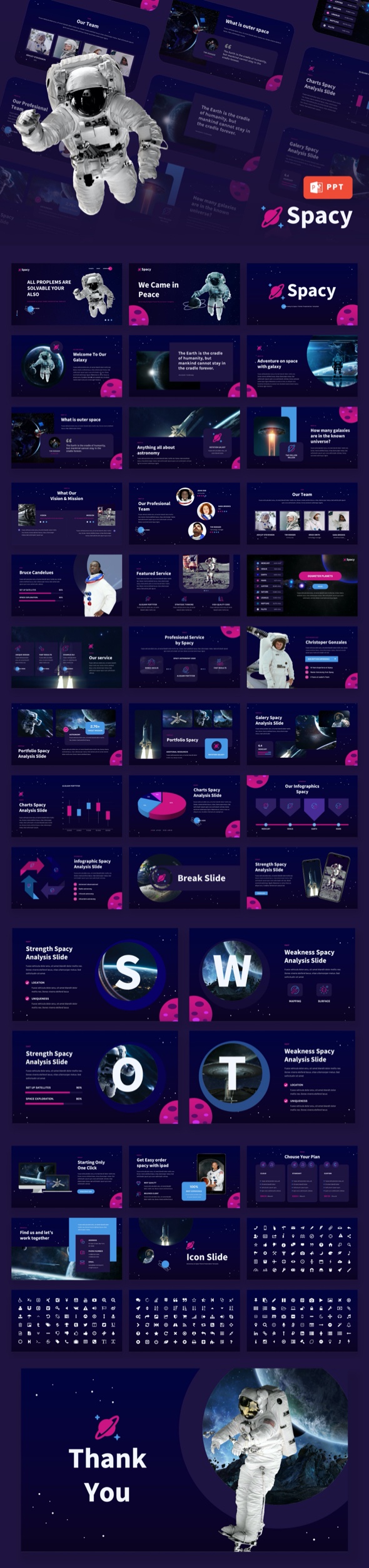 Space PowerPoint Templates | GraphicRiver