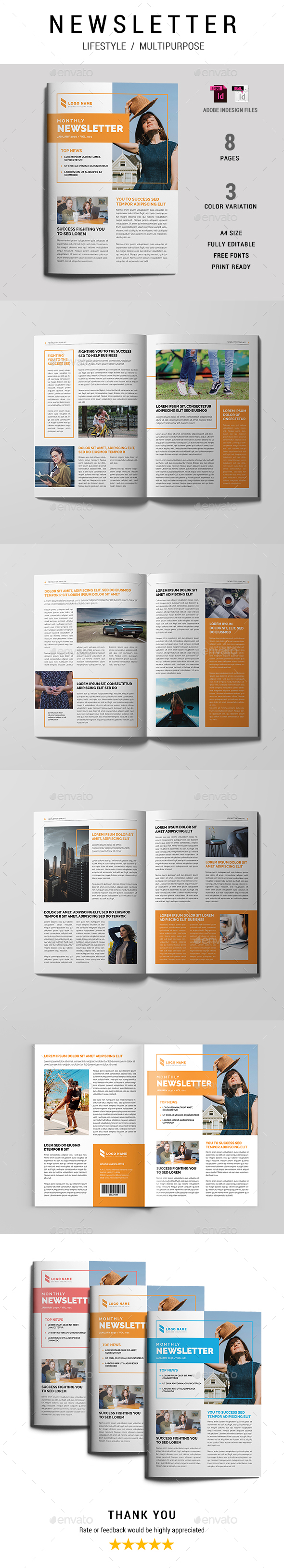 Newsletter Graphics, Designs & Templates from GraphicRiver