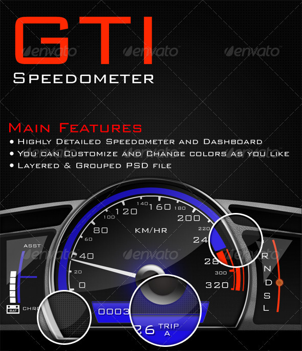 Speedometer Graphics, Designs & Templates | GraphicRiver