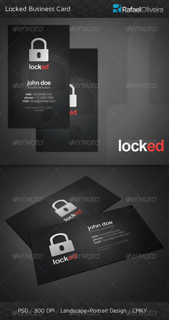 Security Business Card Templates & Designs | GraphicRiver