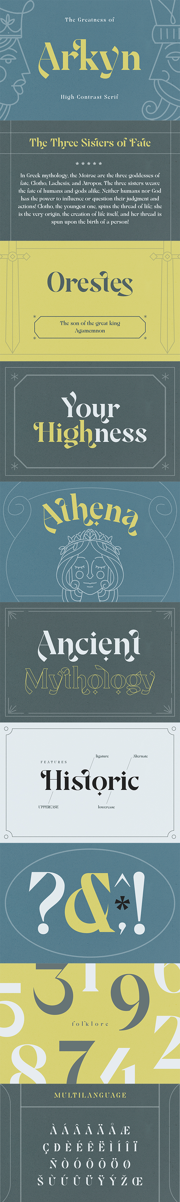 Serif Fonts from GraphicRiver