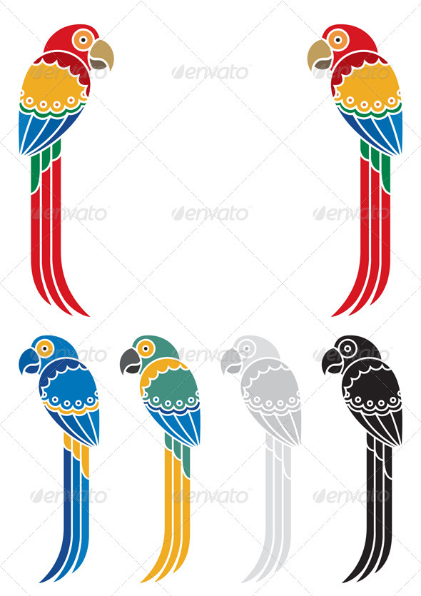 Parrot Graphics, Designs & Templates | GraphicRiver