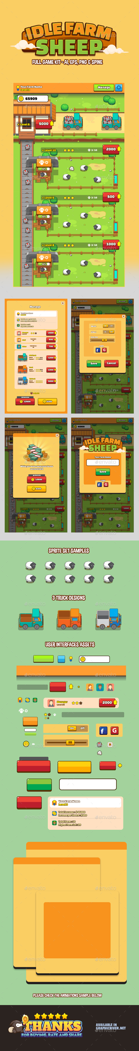 Idle Game Assets from GraphicRiver