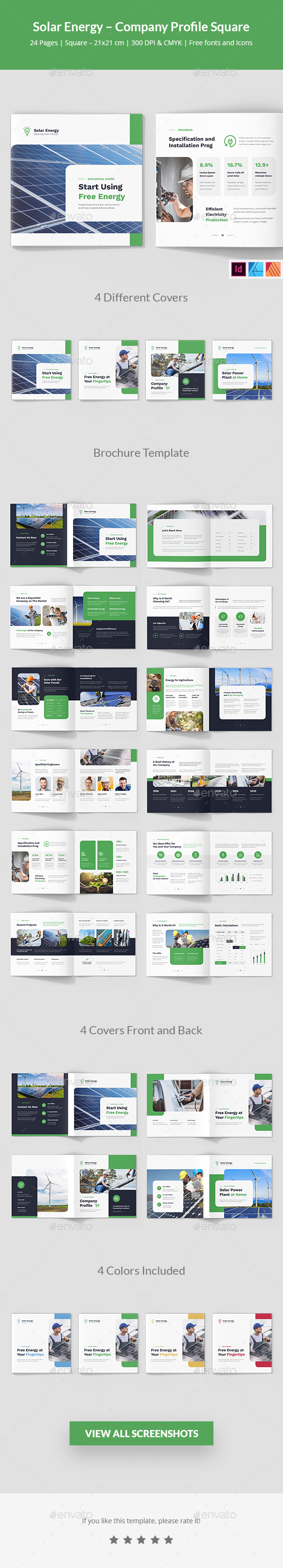 Solar Brochure Templates | GraphicRiver