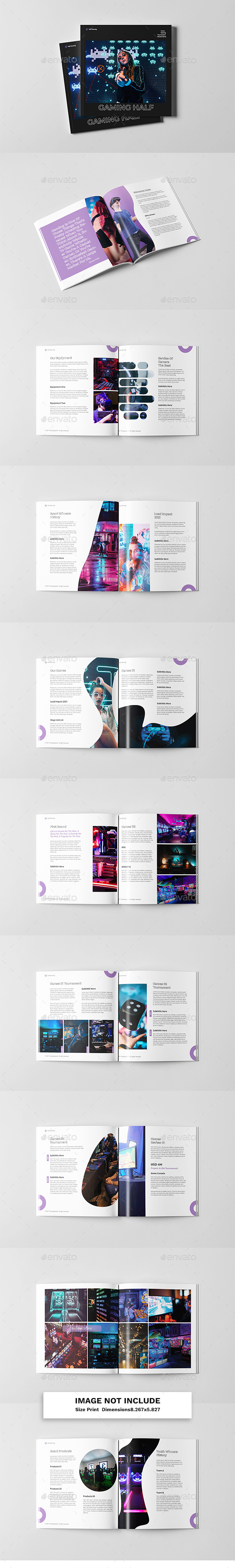 Game Brochure Templates from GraphicRiver
