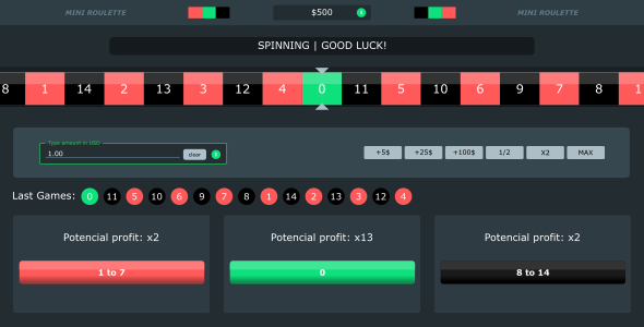 Roulette HTML5 Templates | CodeCanyon