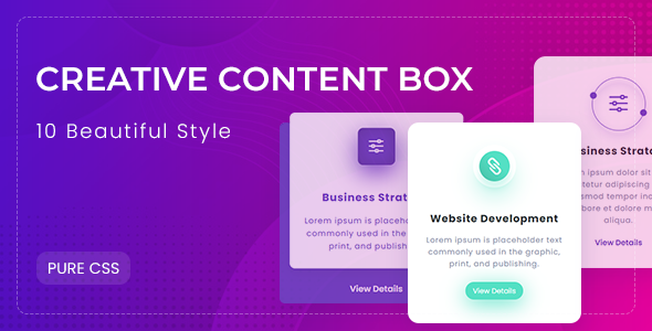 Download Collection set of CSS3 Content Box Nulled