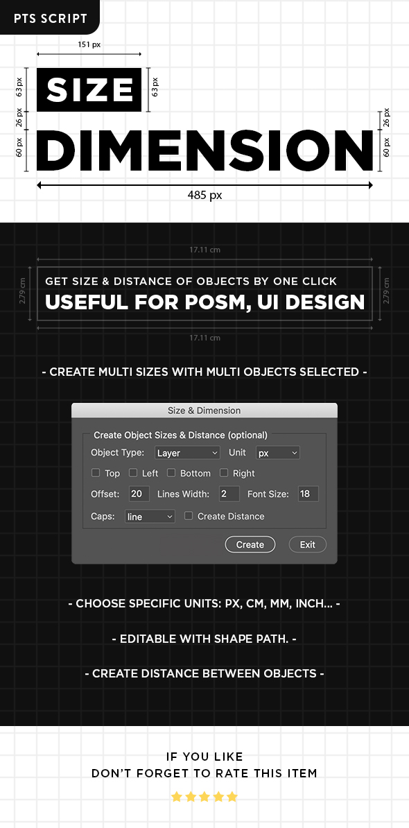 Dimensions Graphics, Designs & Templates | GraphicRiver