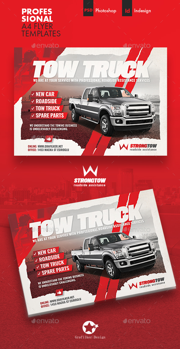 Towing Flyer Graphics, Designs & Templates from GraphicRiver