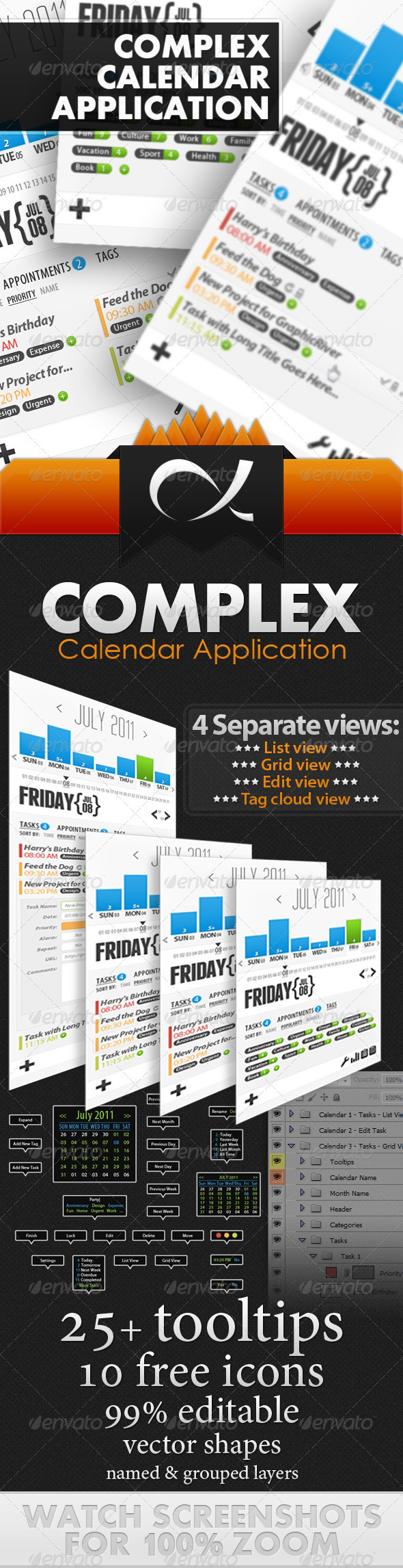 Complex Graphics, Designs & Templates | GraphicRiver