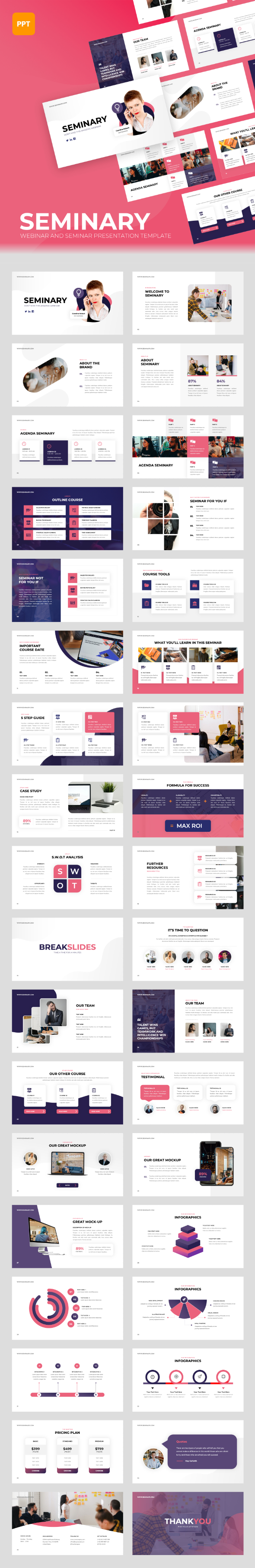 Seminar PowerPoint Templates | GraphicRiver