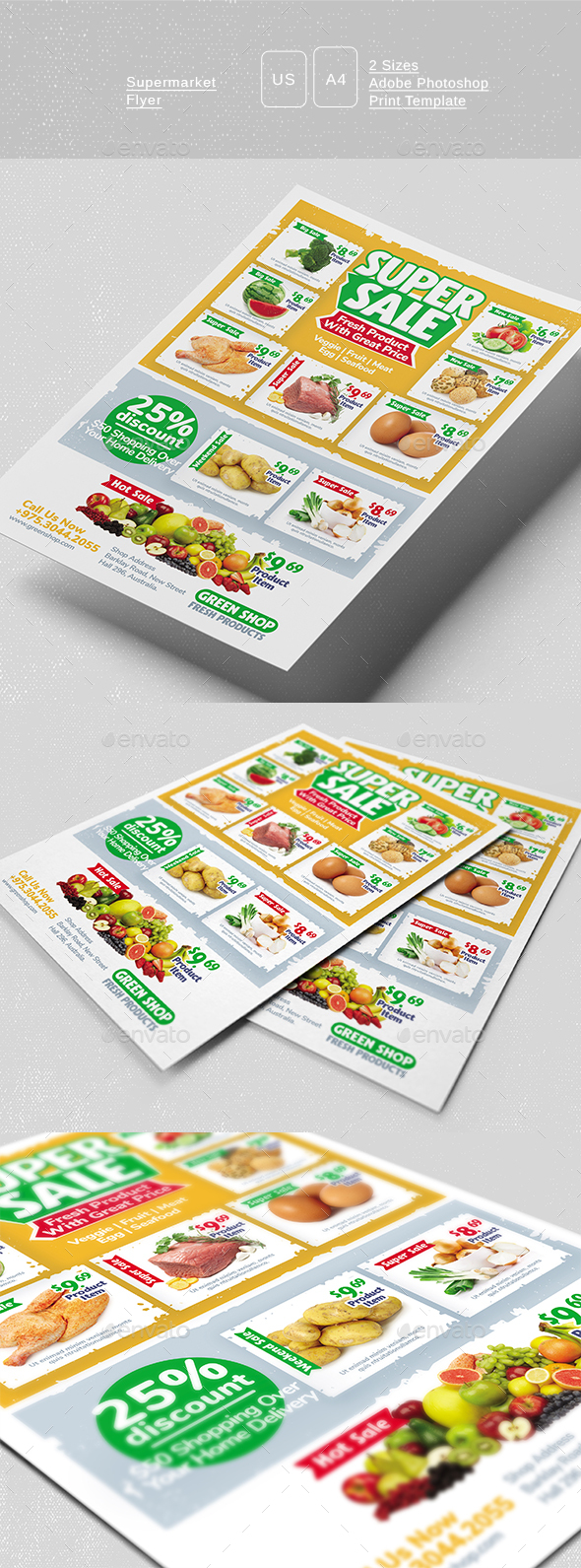 Supermarket Graphics, Designs & Templates | GraphicRiver