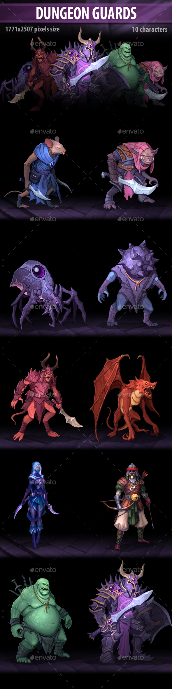 Dungeons Graphics, Designs & Templates | GraphicRiver