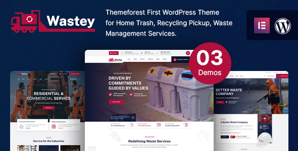 Waste Website Templates from ThemeForest