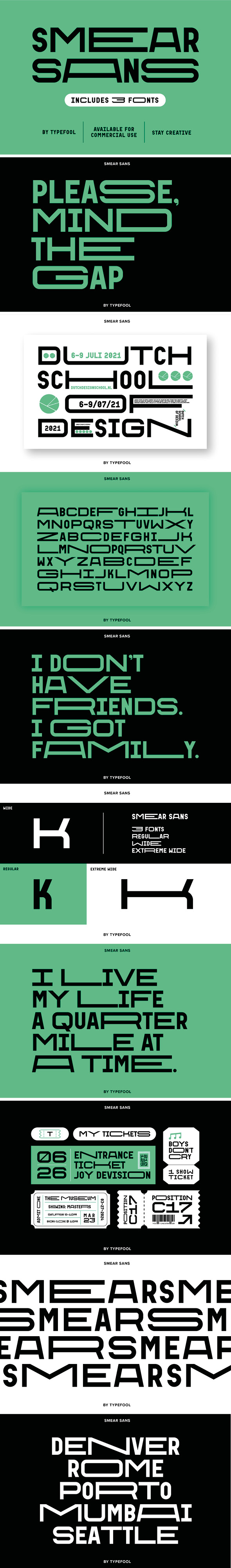 Sans-Serif Fonts from GraphicRiver
