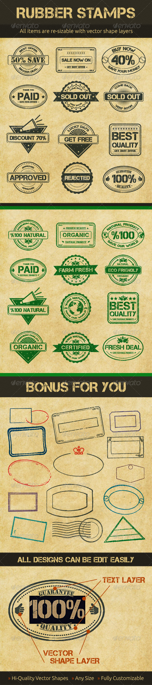 Stamp Graphics, Designs & Templates | GraphicRiver