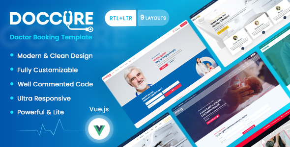 Doccure Website Templates from ThemeForest